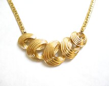 Popular items for 80s gold necklace on Etsy