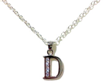 Letter d necklace | Etsy