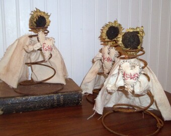 Popular items for primitive angels on Etsy