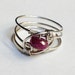 Ruby Ring Ruby Jewelry Ruby Gemstone Ring Red Ruby Ring