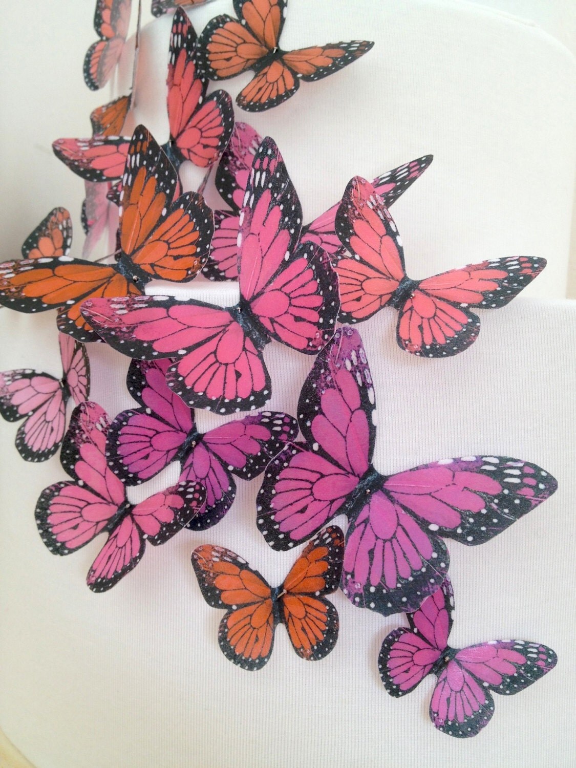 new 33 pink edible butterflies butterfly decoration edible