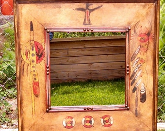 Popular items for designed mirror on Etsy