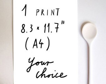 Your Choice 2 Print Set 2 x 8.3 x 11.7 Set of