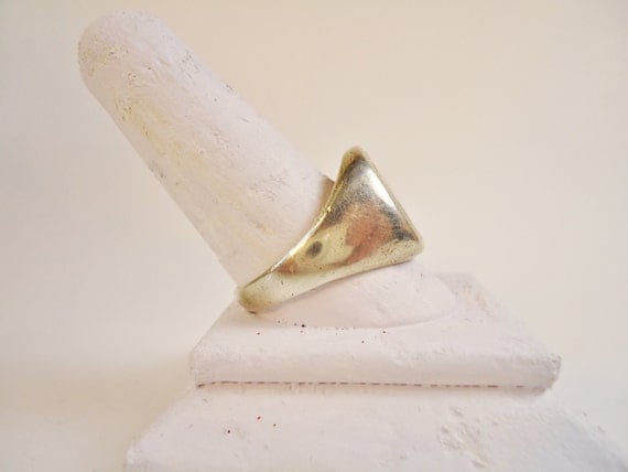 Antique B.A. Ballou Sterling & 14k Gold Men's Signet Ring