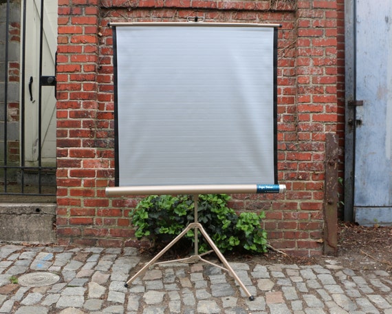 Vintage 1950's Portable Movie Projector Screen Zayre