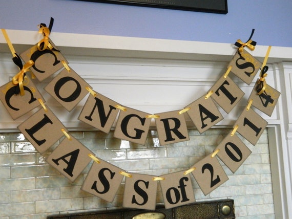 CLASS Of 2016 Banner Graduation Party Decorations High School 