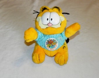 Vintage 1978 Garfield Plush "Get Well Soon" Doll