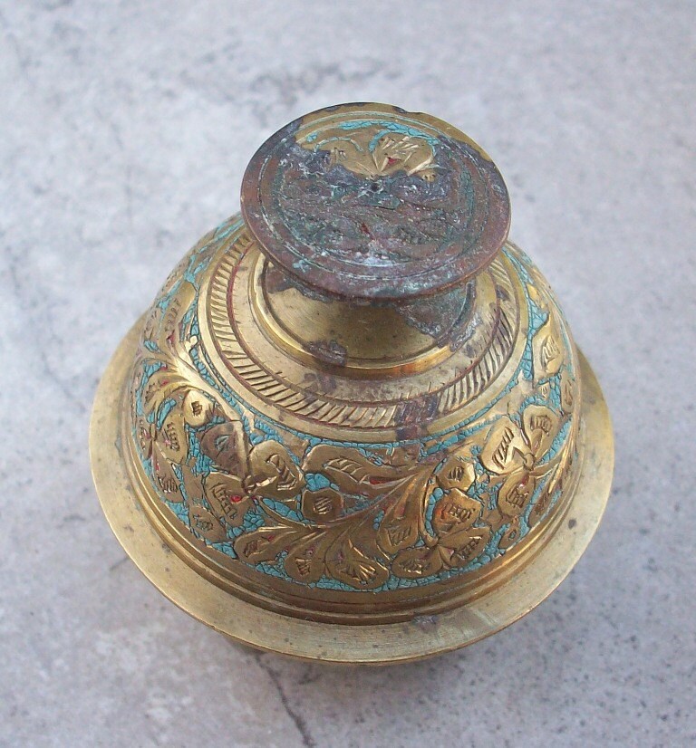 Vintage Genuine Bells of Sarna India Brass Claw Bell or