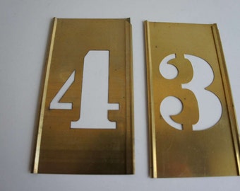 Number stencil | Etsy