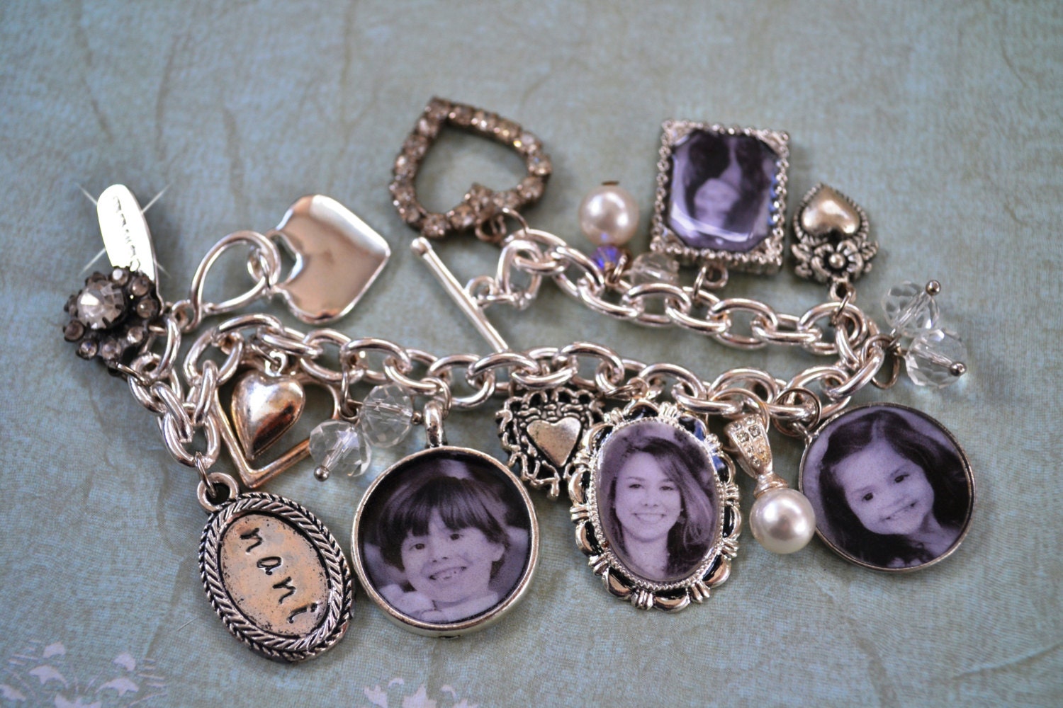 Photo Charm Bracelets Made To Order Personalized Jewelry