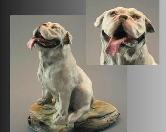 Pitbull statue | Etsy