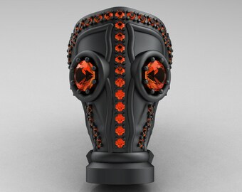 Matte black mask | Etsy