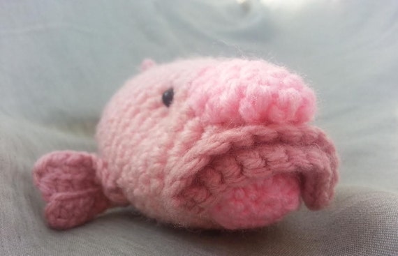 Items similar to Blobfish Crochet Pattern Realistic Amigurumi Deep Sea ...