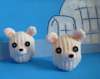 Polar bear mittens | Etsy