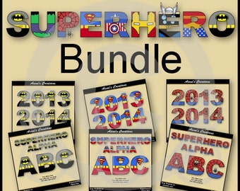 Popular items for clip art superhero on Etsy