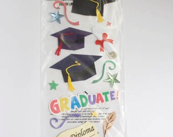 Graduation Stickers, EK Success, Jolee's Dimensional Stickers ...