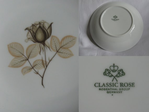 Rosenthal Germany Classic Rose. Porcelain bowl. Form 2000.