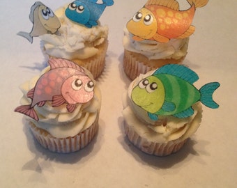 Fish cake topper | Etsy