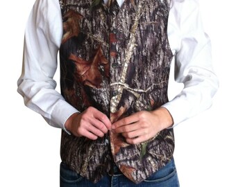 Max4 Camo Vest Realtree AP Max-4 Mossy Oak Mens Boys Formal Tux-Style ...