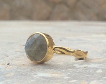 Popular items for grey stone ring on Etsy