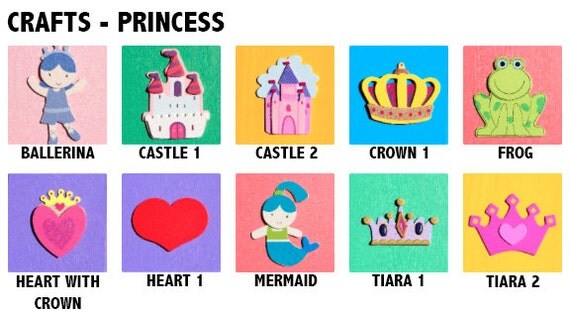 Wooden Growth Chart Princess Theme by ganderandgooseshop on Etsy