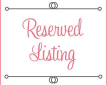 Unique reserved template related items | Etsy