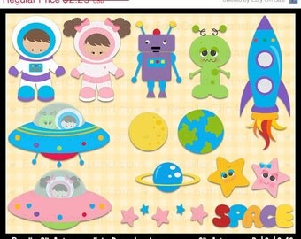 SALE Outer Space Clip Art - Commercial Use Graphic Digital Image Png ...