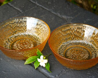 Textured glass bowl | Etsy