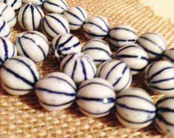 Chinese ceramic bead | Etsy