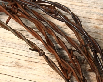 Barbed wire art | Etsy