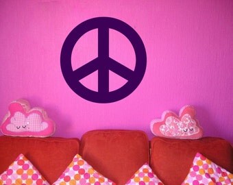 Popular items for peace wall decal on Etsy