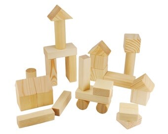 Popular items for natural wood blocks on Etsy