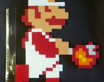 Fireball mario | Etsy