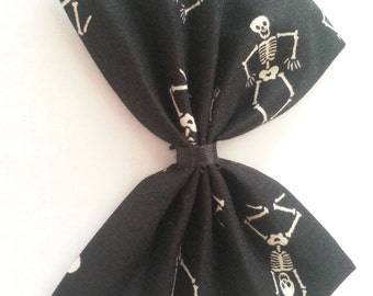 Popular items for skeleton hair bow on Etsy