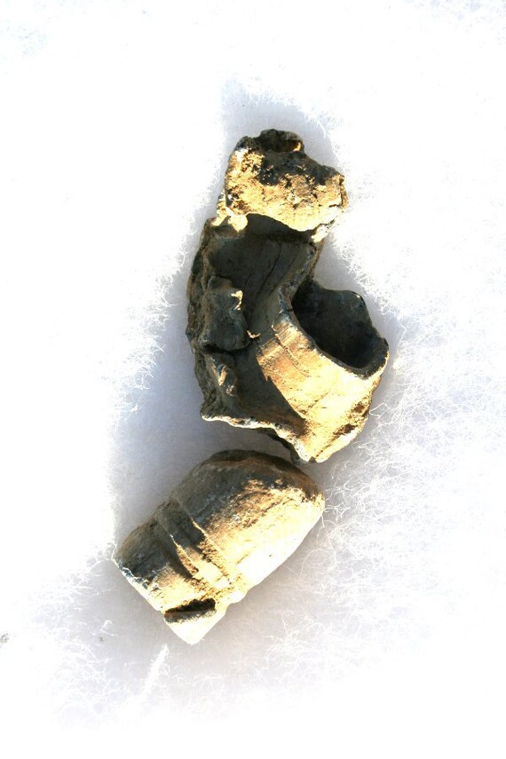 Civil War Relics - Two Fragmented Bullets