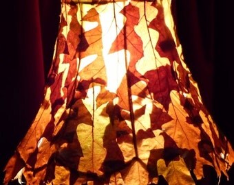 Popular items for leaf lampshade on Etsy