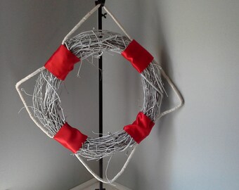Grapevine Life Preserver Wreath