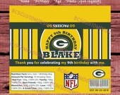 Greenbay Packers Green Bay Football NFL Full Size Hershey Candy Bar ...