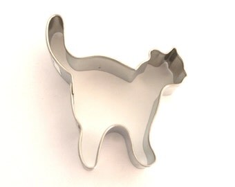 Popular items for cat cookie cutter on Etsy
