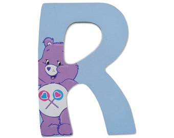 NEW! Hand Painted Care Bears Inspired Wooden Nursery Wall Letters
