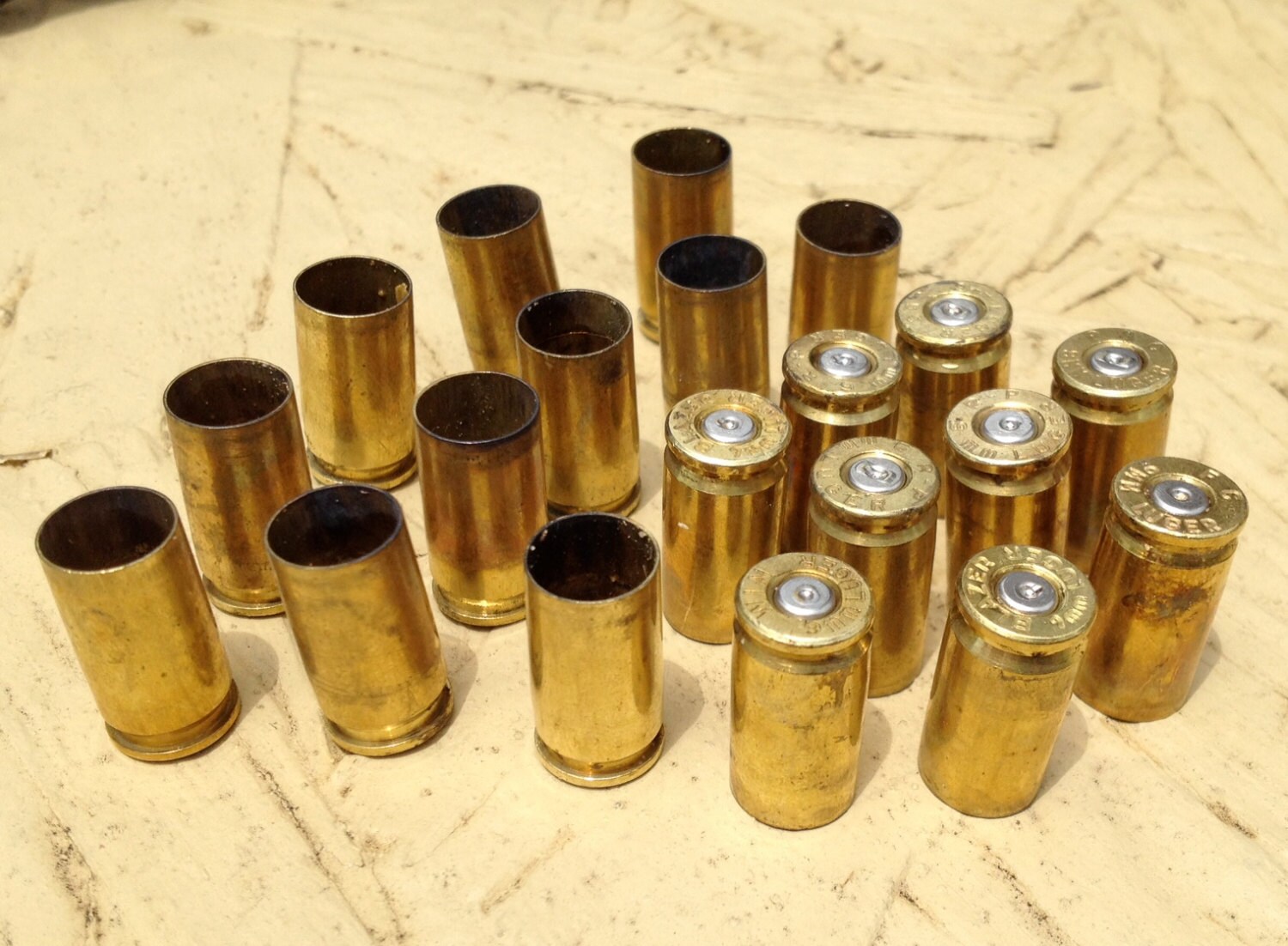 25x Bullet Brass Casings. Crafting material. 9mm by OODALOOPINTL