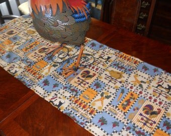 Rooster table runner | Etsy