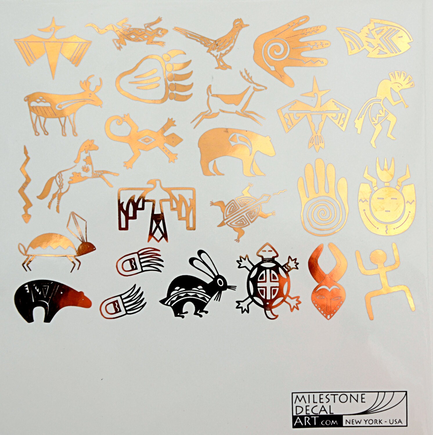 Native American Indian Decals with Kokopelli by MilestoneDecalArt