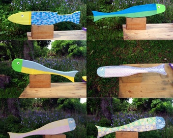 Popular items for rustic fish art on Etsy