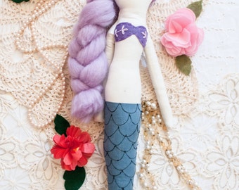 Handmade Heirloom Mermaid Doll