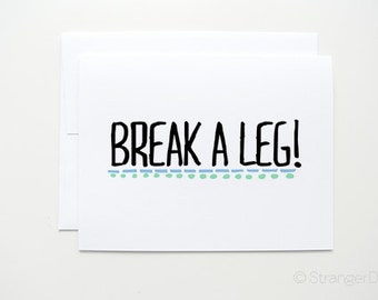 Break a leg | Etsy
