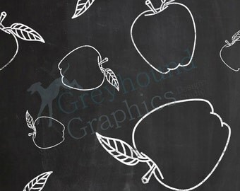 Popular items for apple chalkboard on Etsy