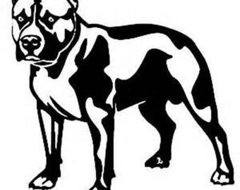 Popular items for pit bull decal on Etsy