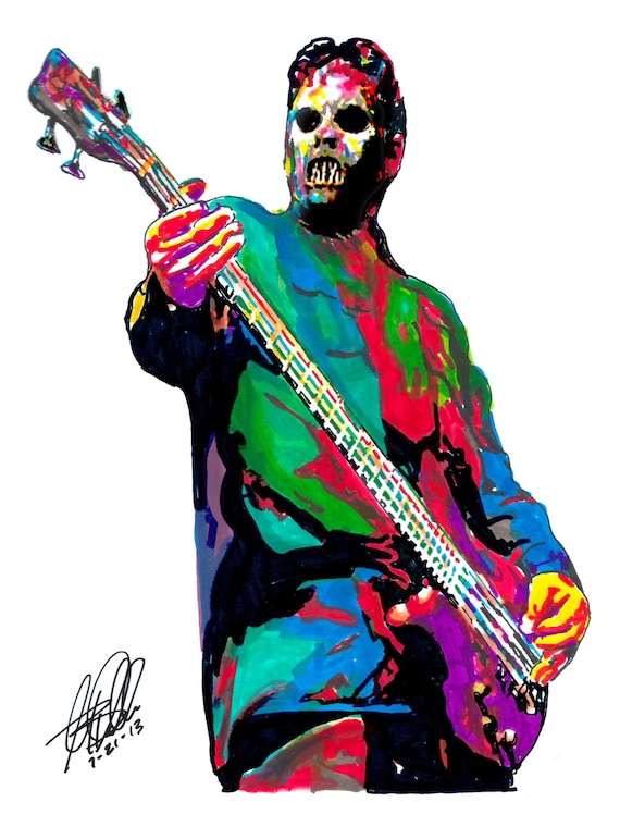 Paul Gray Slipknot Bass Player Bassist Heavy Metal