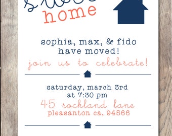 New home invitation | Etsy